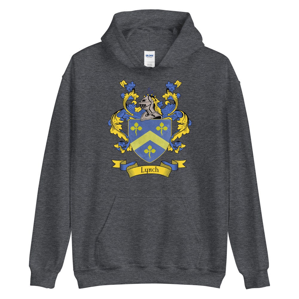 Lynch Coat of Arms Lynch Family Crest Hoodie Sweatshirt - Etsy