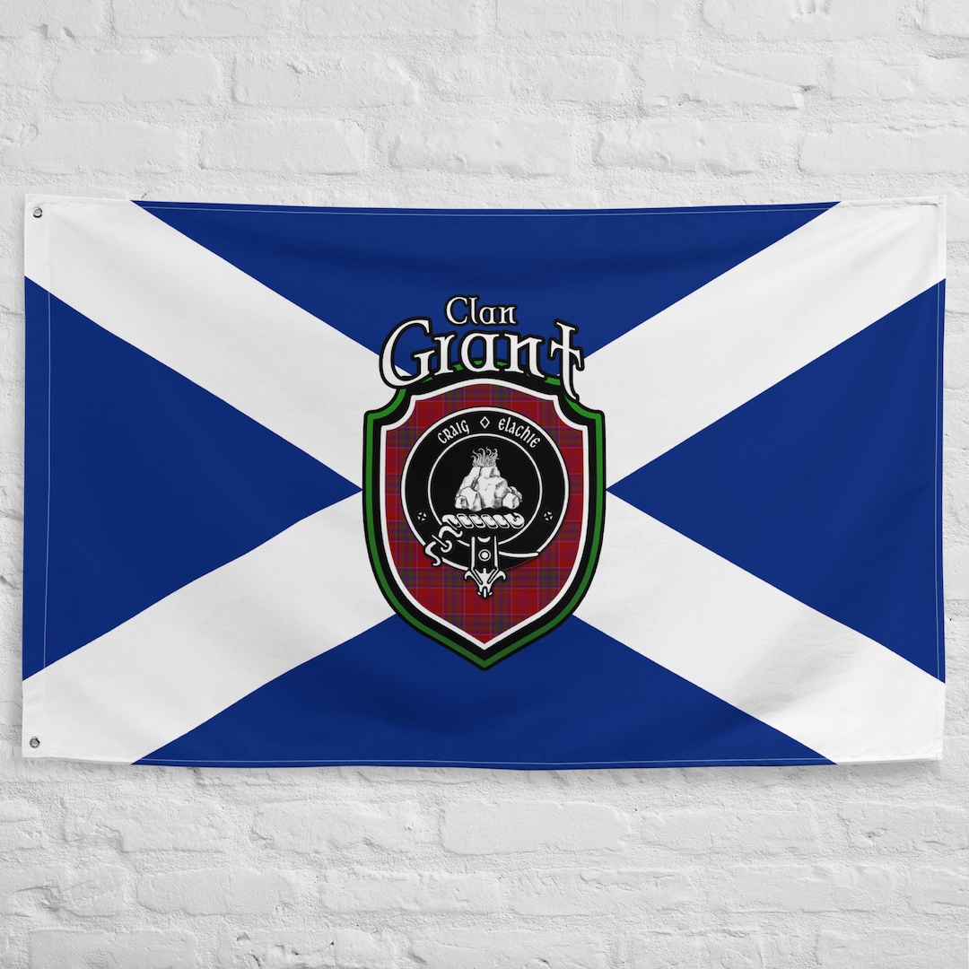 Clan Grant Scottish Family Crest, Scotland Flag | Scottish Gifts for ...
