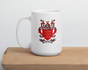 Roche Coat of Arms - Etsy