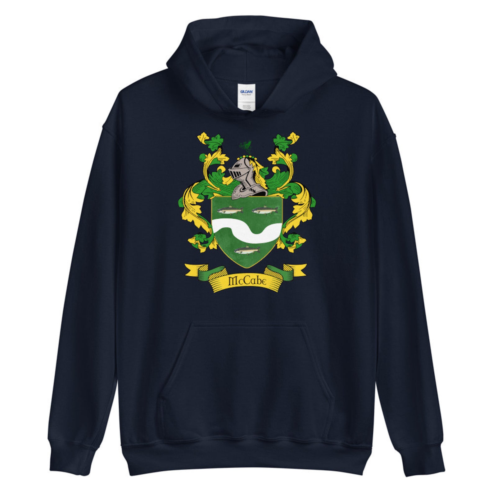 Mccabe Coat of Arms - Mccabe Family Crest Hoodie Sweatshirt - Etsy