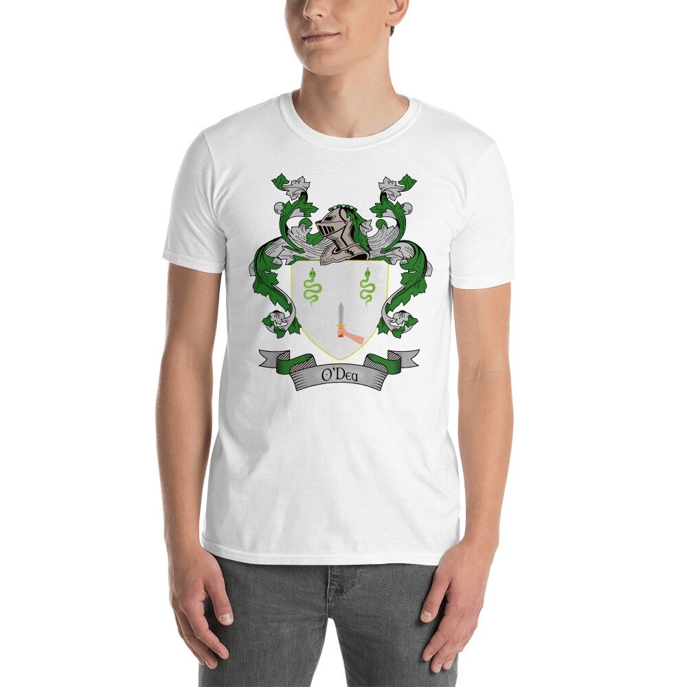 Camiseta con el escudo de la familia O'Dea, escudo de armas de O'Dea ...