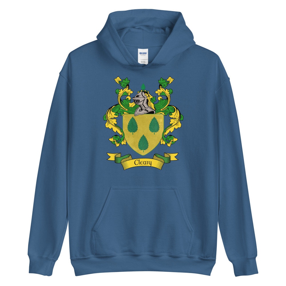 Cleary Coat of Arms Cleary Family Crest Hoodie Sweatshirt - Etsy