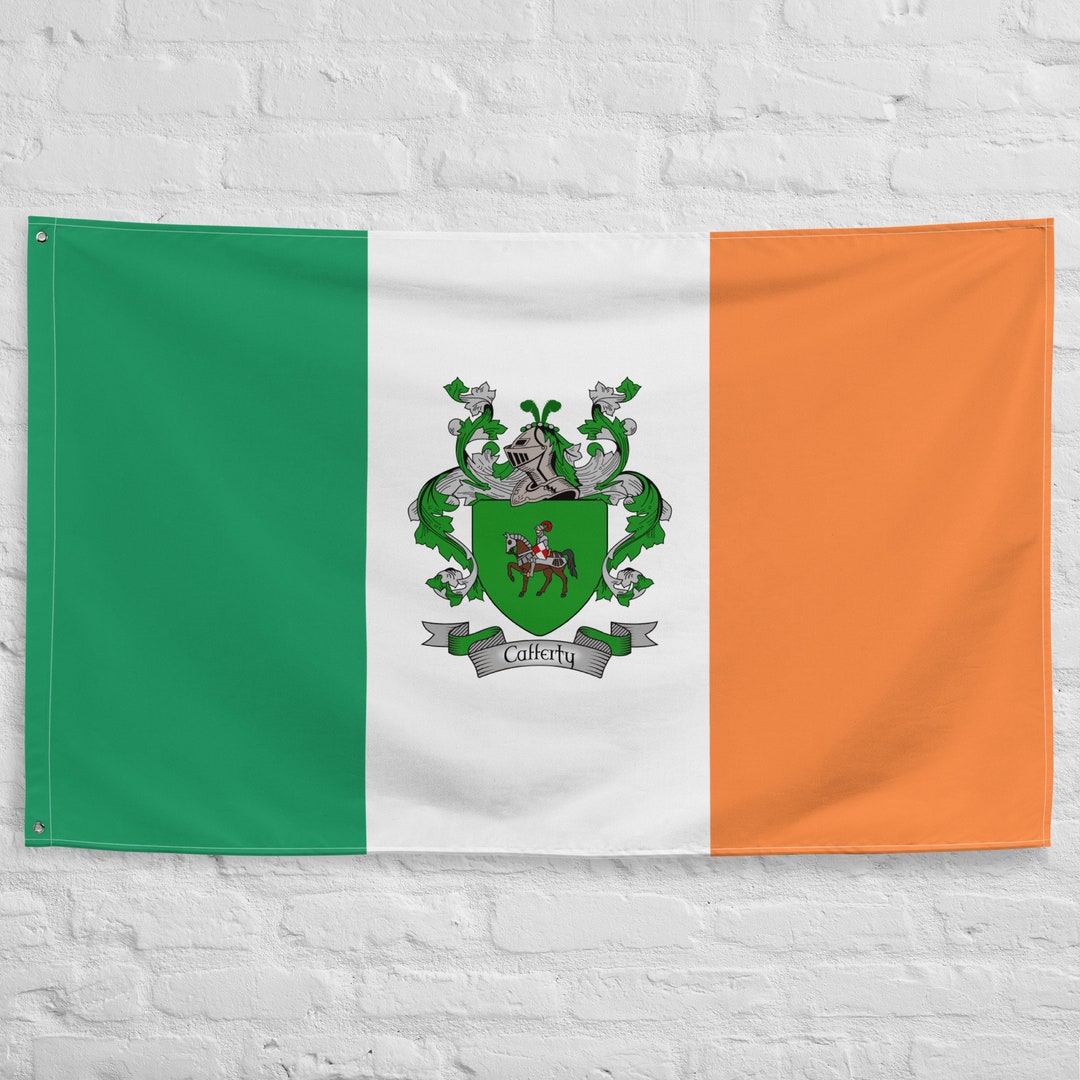 Cafferty Family Crest Ireland Flag, Cafferty Coat of Arms, Cafferty ...