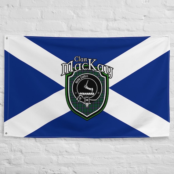 Clan Mackay Scottish Family Crest Scotland Flag Scottish | Etsy