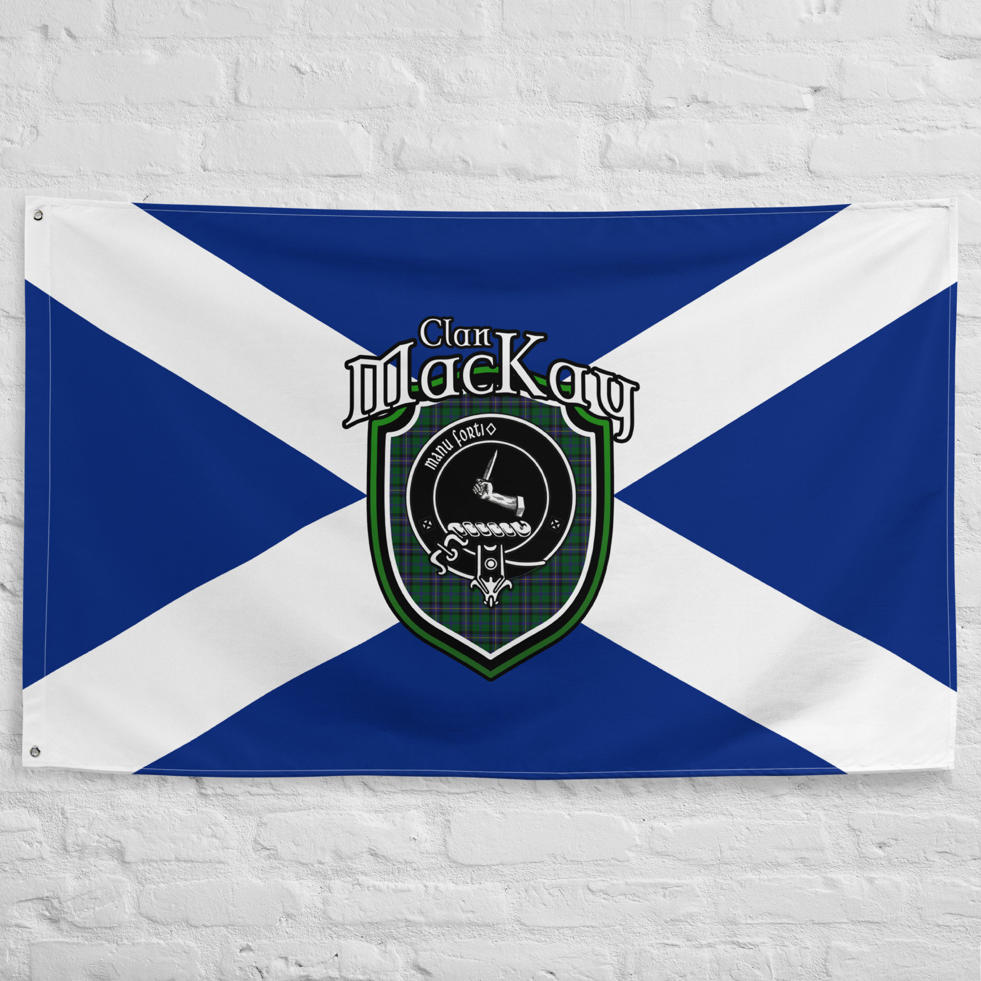 Clan Mackay Scottish Family Crest, Scotland Flag | Scottish Gifts for ...