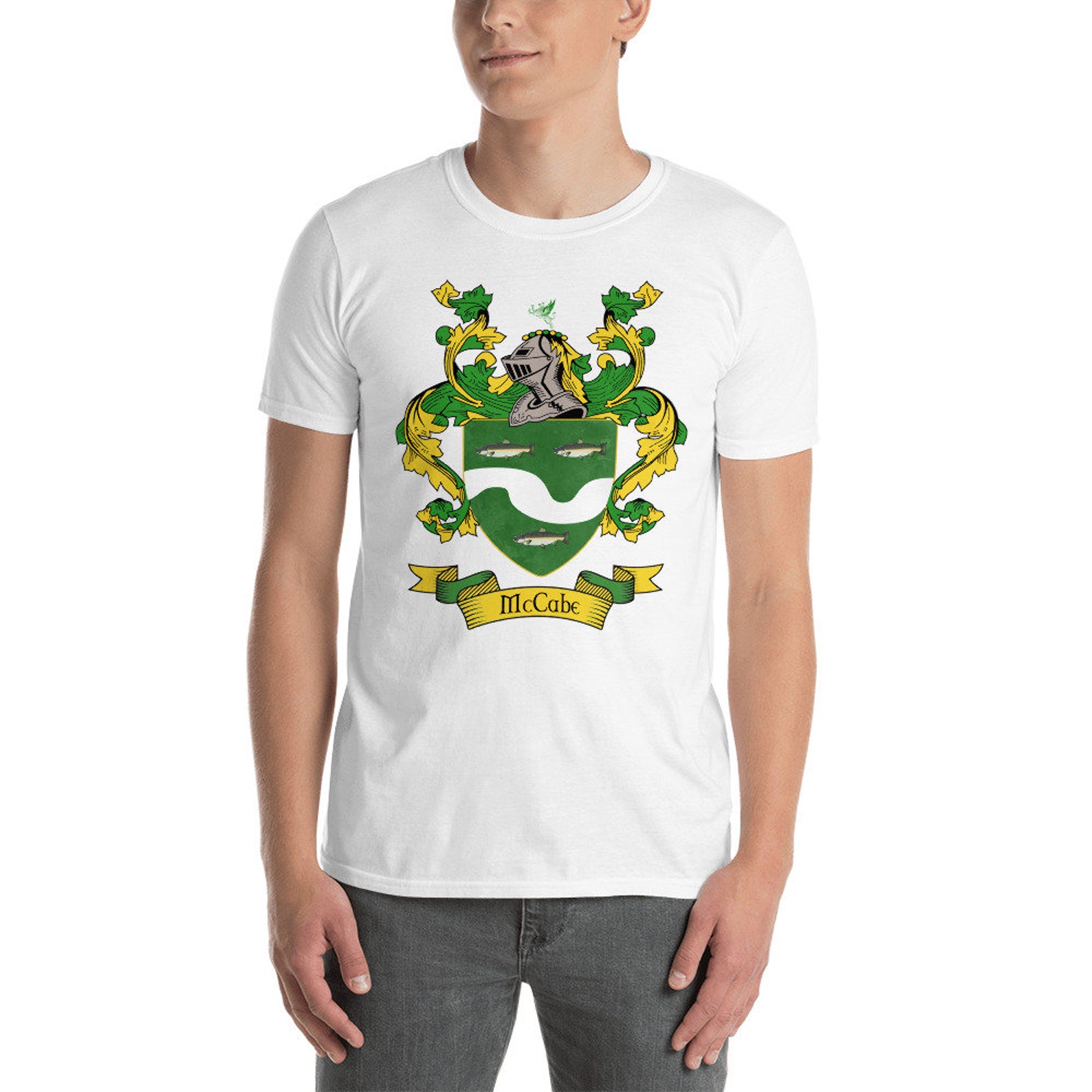 Mccabe Coat of Arms Mccabe Family Crest T-shirt - Etsy Israel