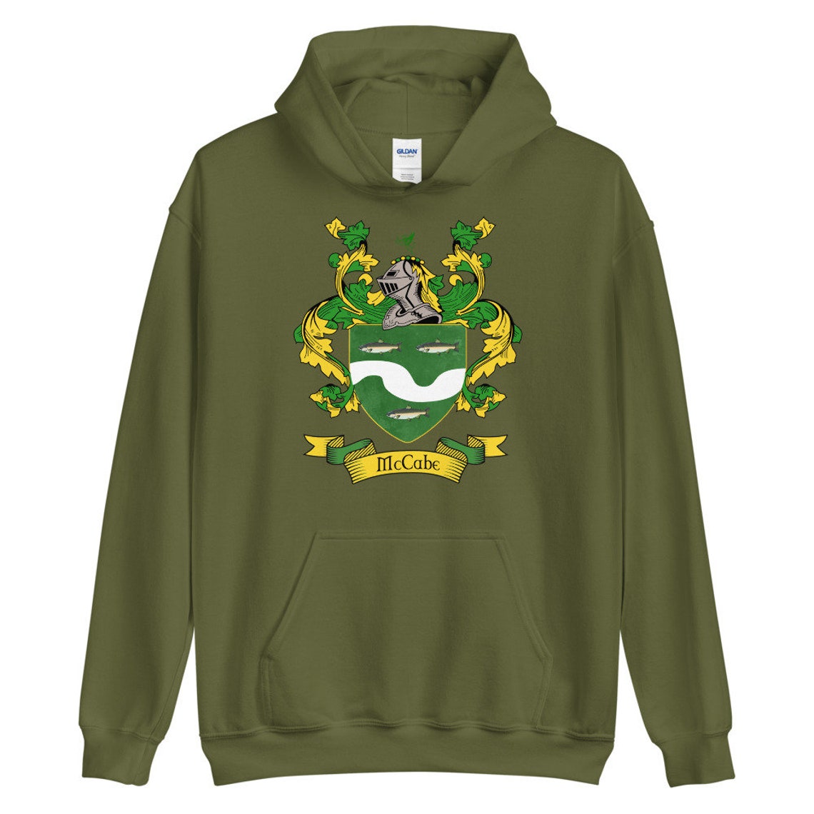 Mccabe Coat of Arms Mccabe Family Crest Hoodie Sweatshirt - Etsy
