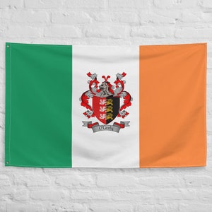 O'grady Irish Coat of Arms Family Crest Ireland Flag | Irish Gifts for ...