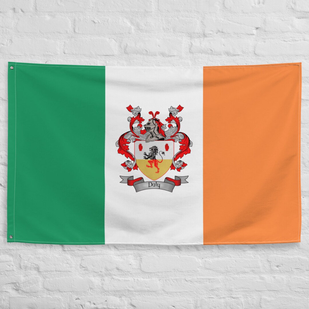 Daly Irish Coat of Arms Family Crest Ireland Flag | Irish Gifts for the ... Daly Irish Coat of Arms Family Crest Ireland Flag | Irish Gifts for the ...