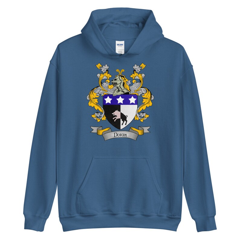 Doran Coat of Arms Doran Family Crest Hoodie Sweatshirt - Etsy