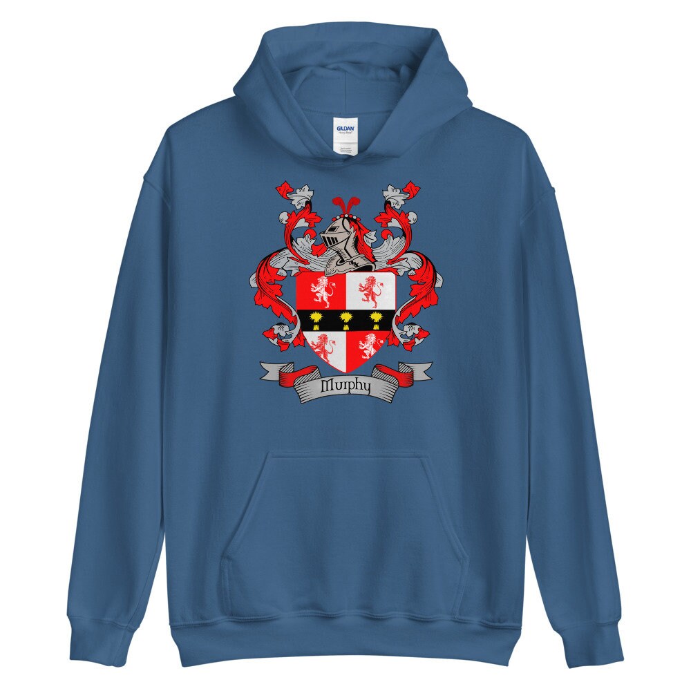 Murphy Coat of Arms Murphy Family Crest Hoodie Sweatshirt - Etsy