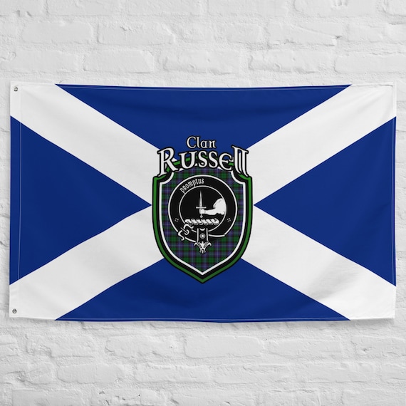 Clan Russell Scottish Family Crest Scotland Flag Scottish - Etsy Hong Kong