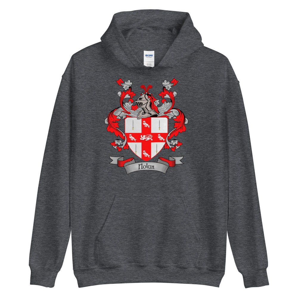 Nolan Coat of Arms Nolan Family Crest Hoodie Sweatshirt - Etsy UK