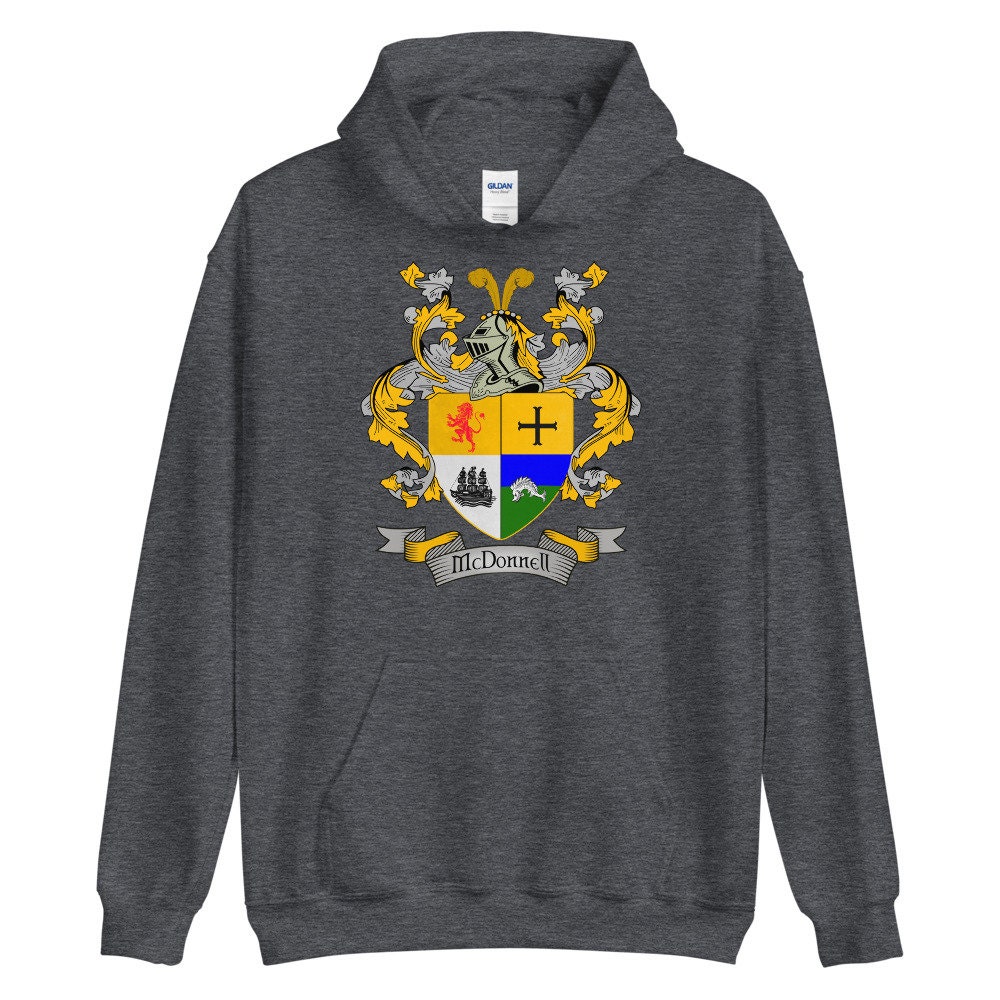 McDonnell Wappen - McDonnell Family Crest Hoodie Kapuzenpullover - Etsy.de