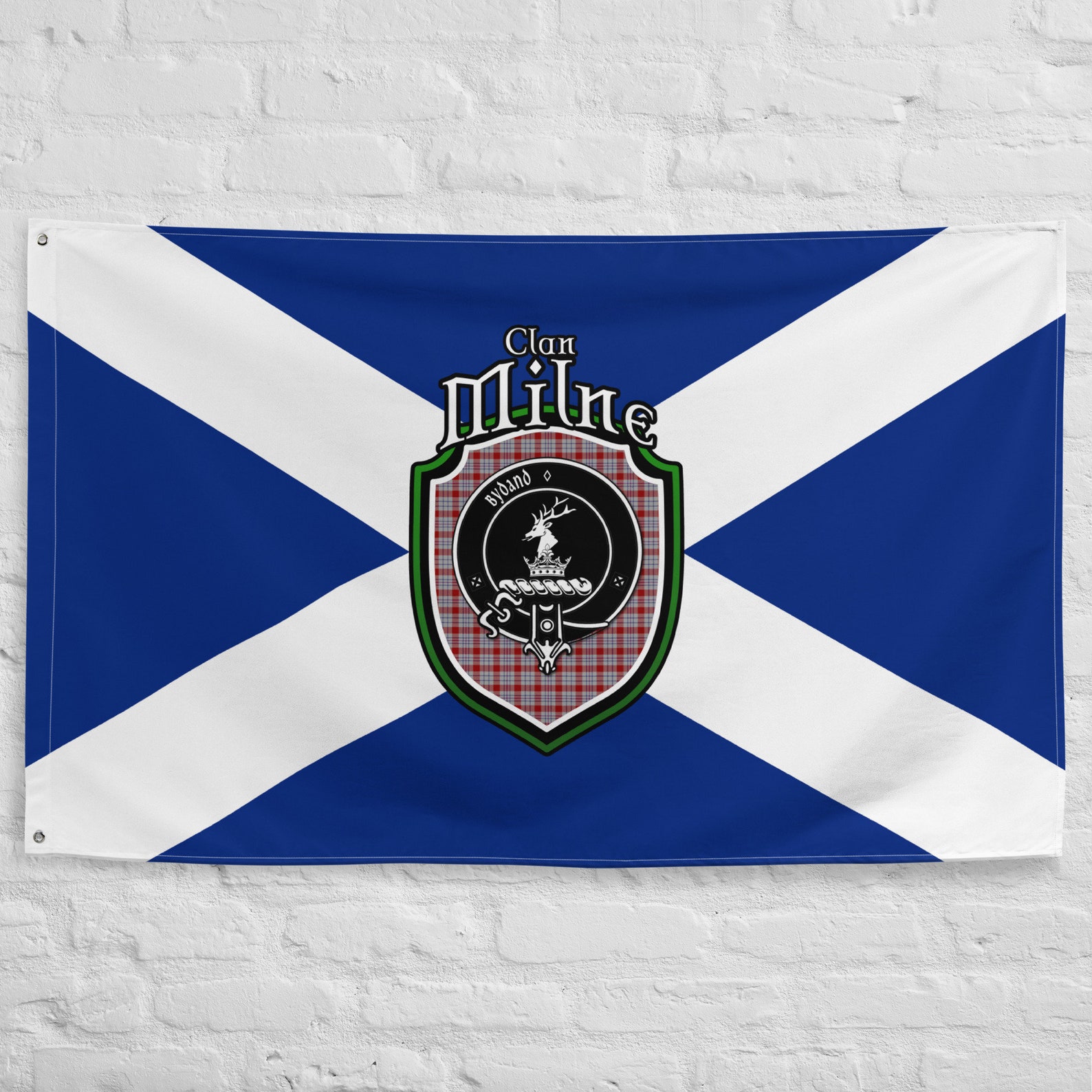 Clan Milne Scottish Family Crest, Scotland Flag | Scottish Gifts for ...