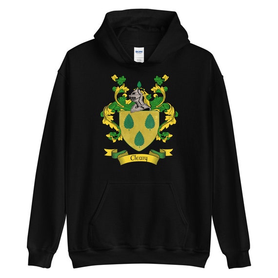 Cleary Coat of Arms Cleary Family Crest Hoodie Sweatshirt | Etsy