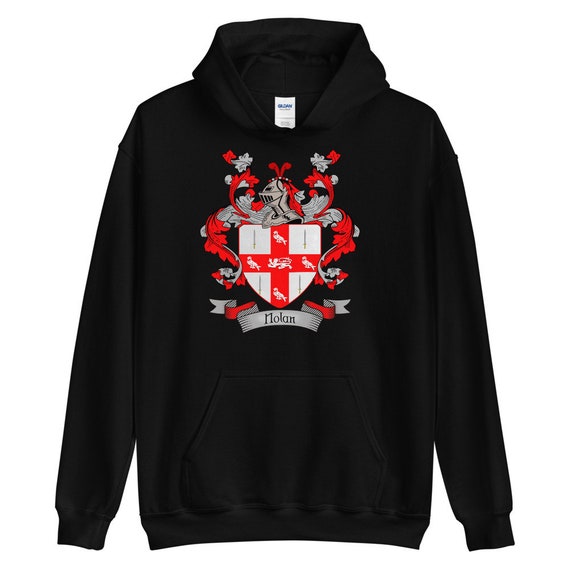 Nolan Coat of Arms Nolan Family Crest Hoodie Sweatshirt | Etsy