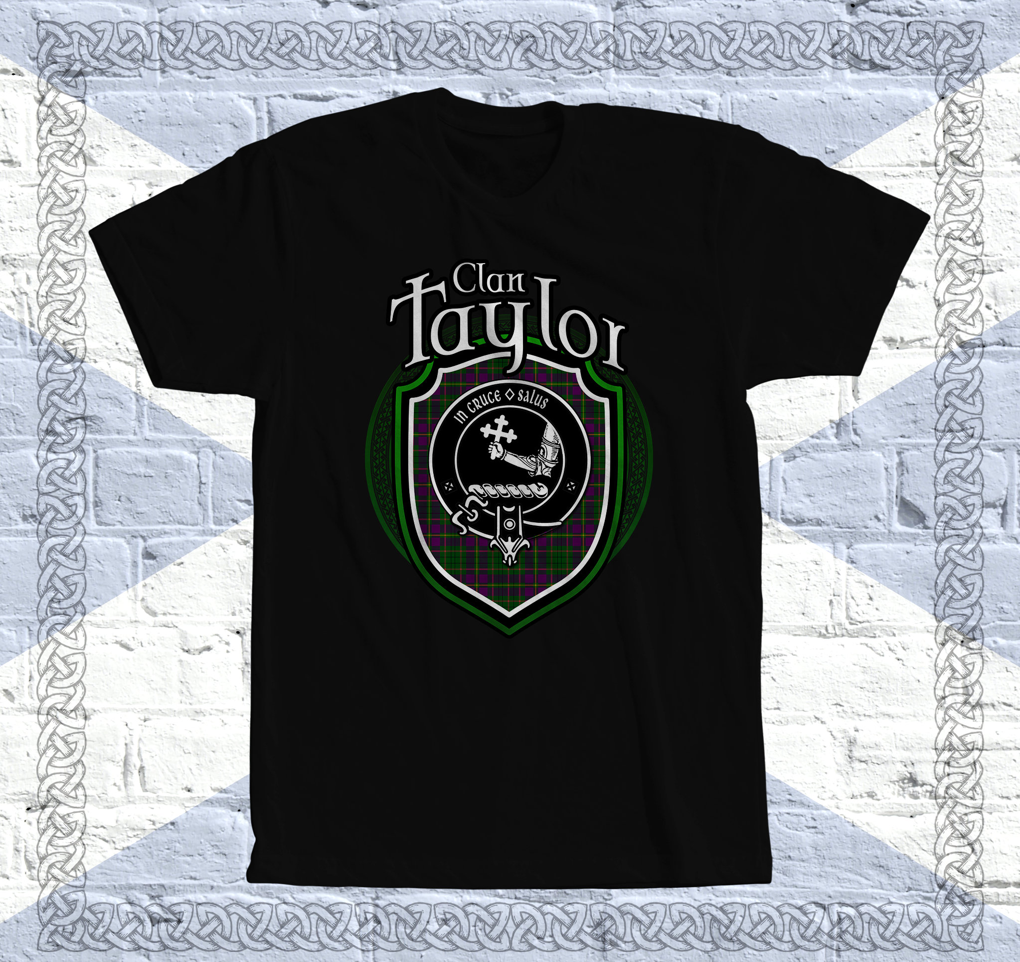 Clan Taylor Tartan T-shirt, Scottish Taylor Tshirt, Taylor Last Name ...