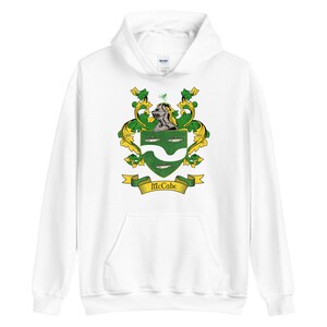 Mccabe Coat of Arms - Mccabe Family Crest Hoodie Sweatshirt - Etsy