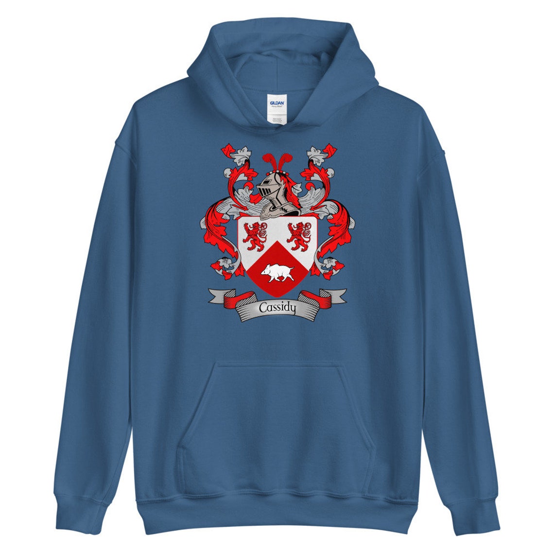 Cassidy Coat of Arms Cassidy Family Crest Hoodie Sweatshirt - Etsy