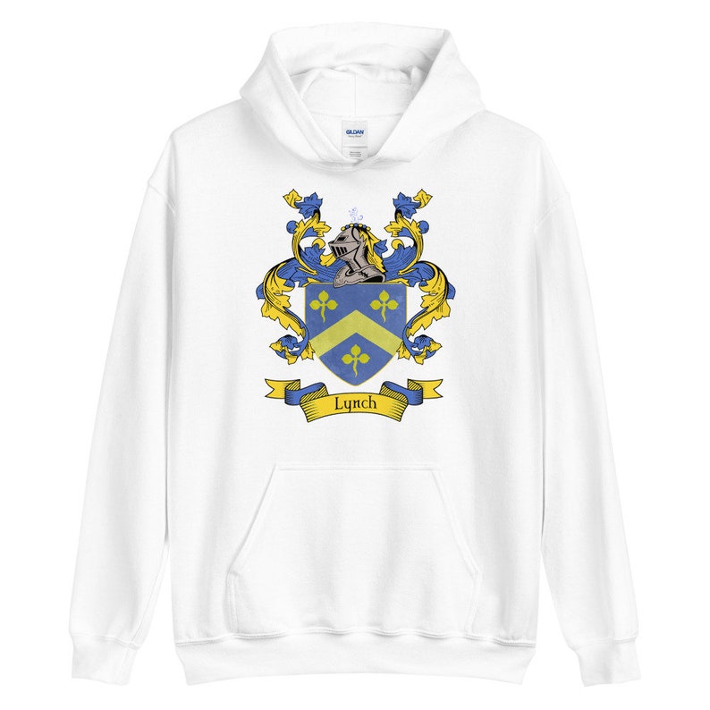 Lynch Coat of Arms Lynch Family Crest Hoodie Sweatshirt - Etsy