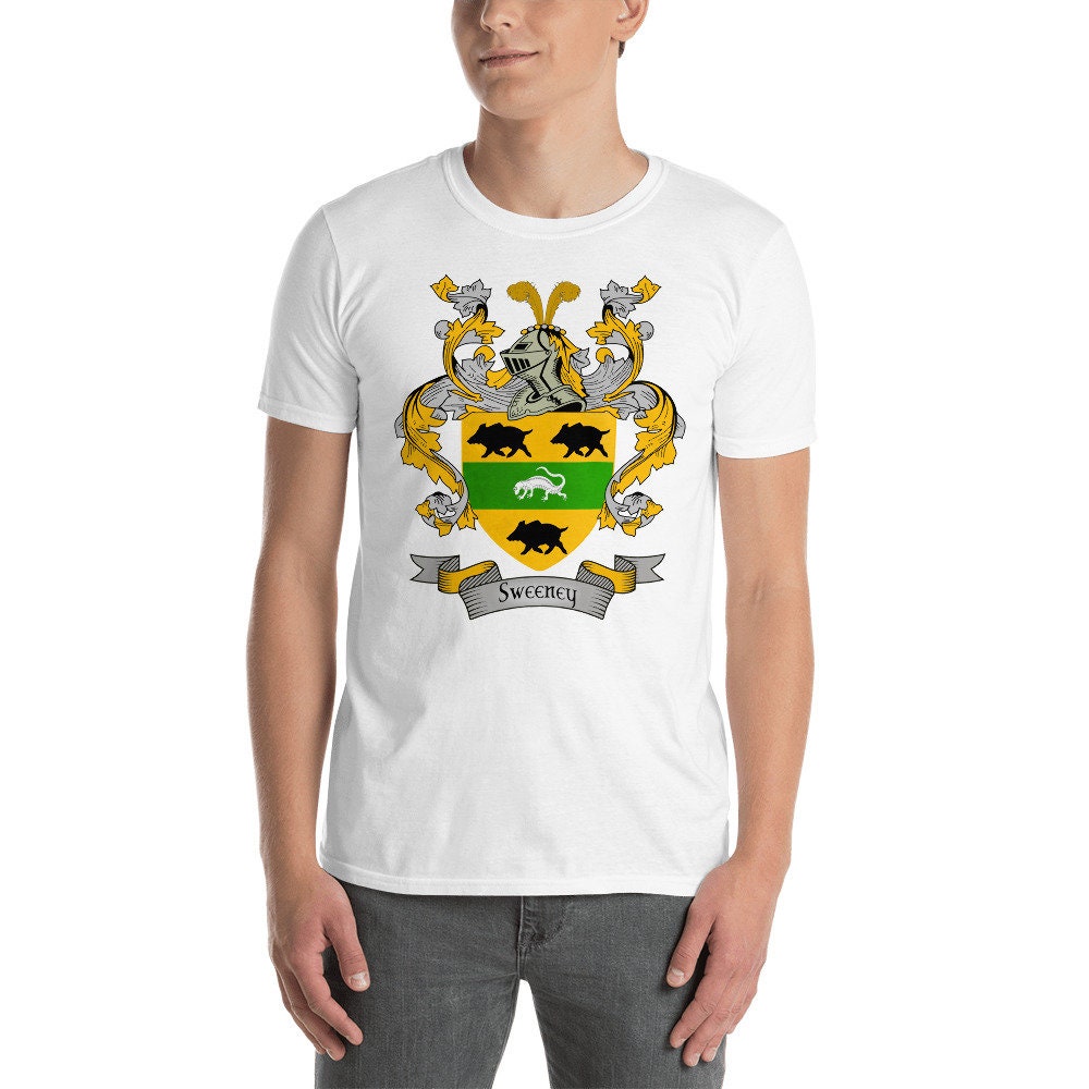 Sweeney Coat of Arms Sweeney Family Crest T-shirt - Etsy