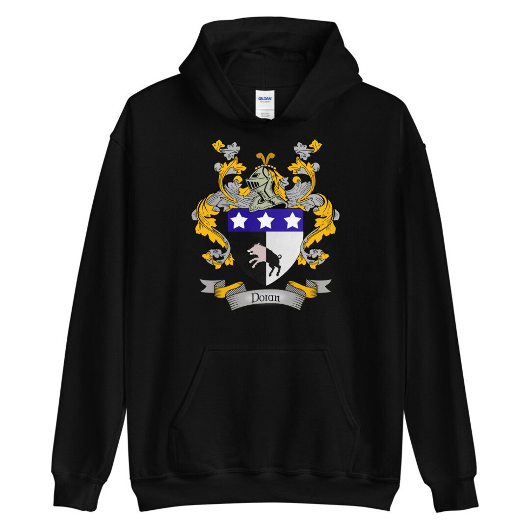 Doran Coat of Arms Doran Family Crest Hoodie Sweatshirt - Etsy
