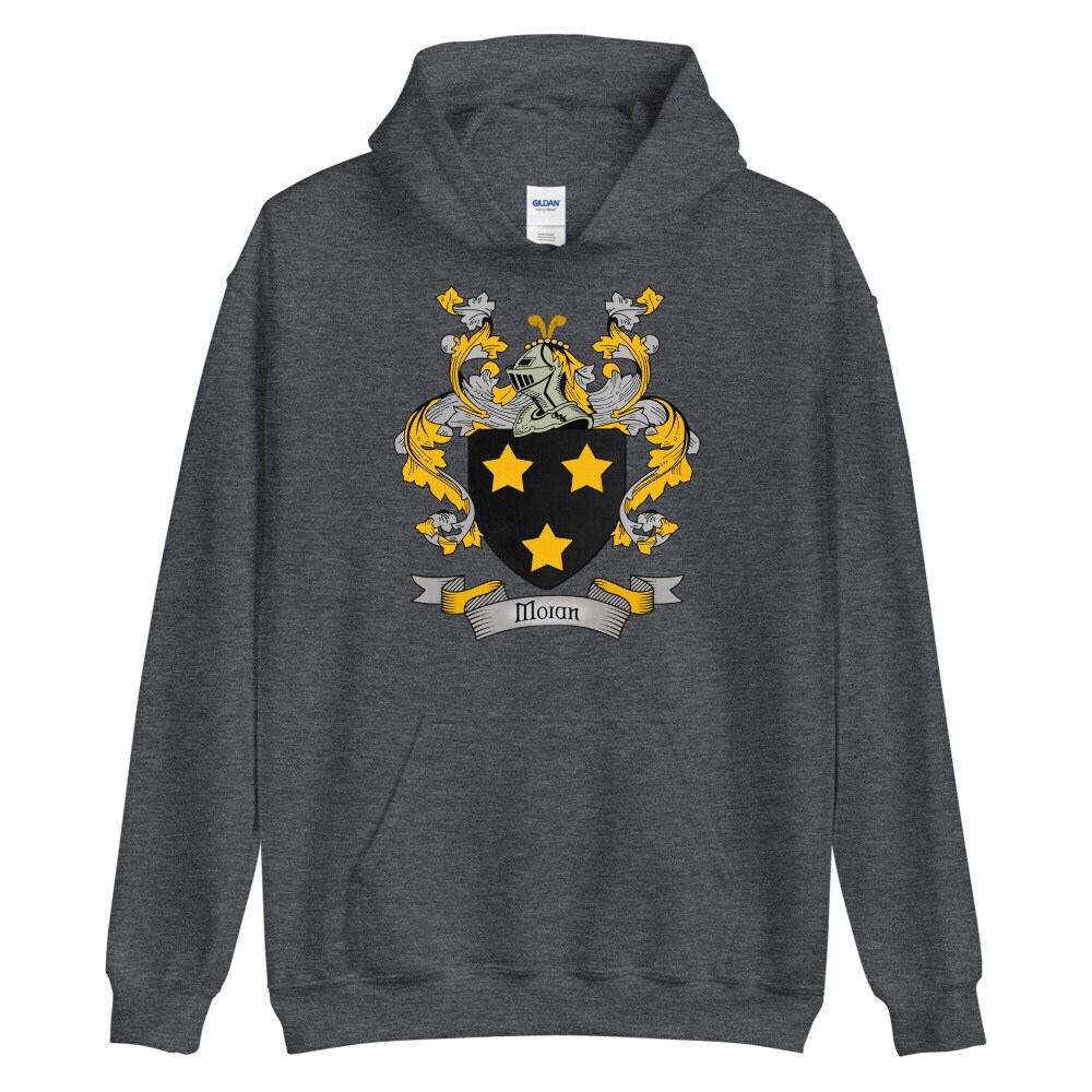 Moran Coat of Arms Moran Family Crest Hoodie Sweatshirt - Etsy