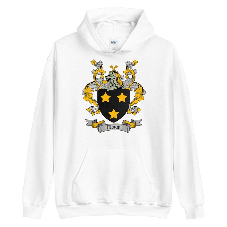 Moran Coat of Arms Moran Family Crest Hoodie Sweatshirt - Etsy