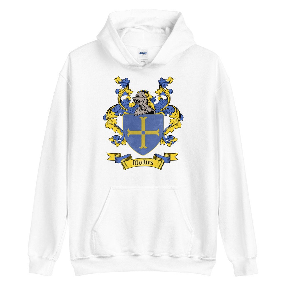 Mullins Coat of Arms Mullins Family Crest Hoodie Sweatshirt - Etsy
