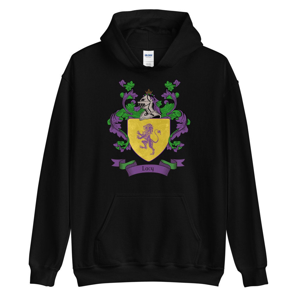 Lacy Coat of Arms Lacy Family Crest Hoodie Sweatshirt - Etsy