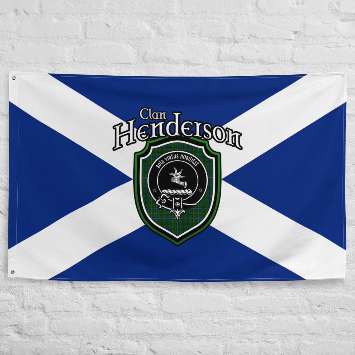 Clan Henderson Scottish Family Crest, Scotland Flag | Scottish Gifts ...