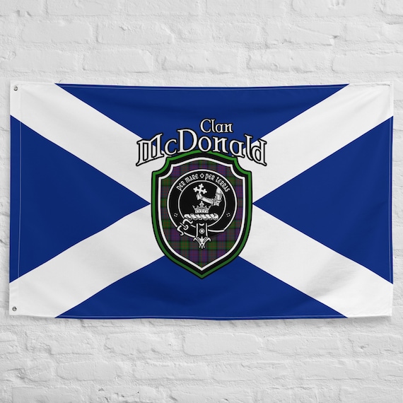 Clan Mcdonald Scottish Family Crest Scotland Flag Scottish - Etsy Finland