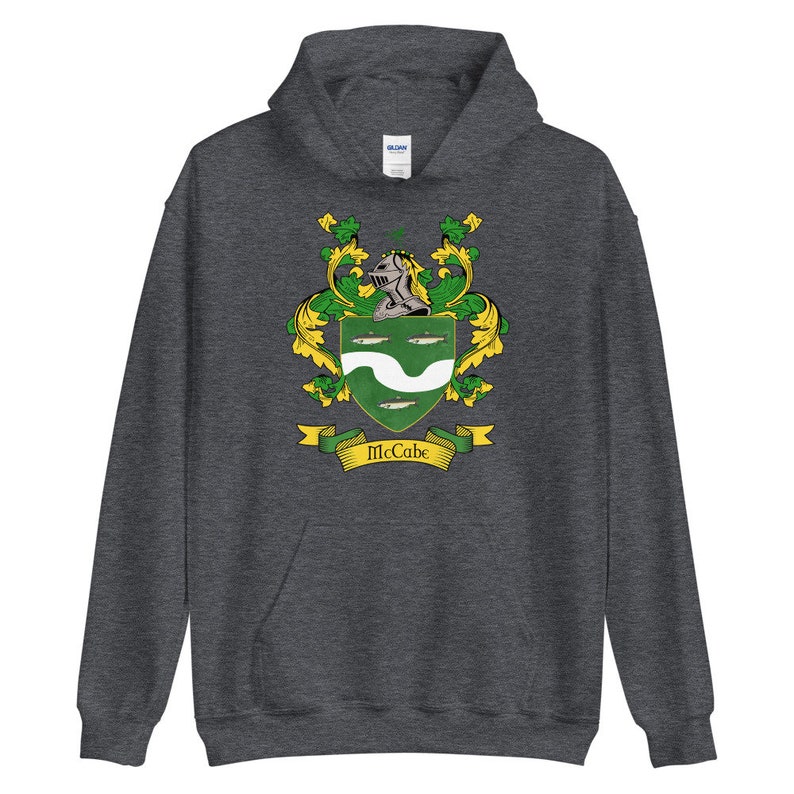 Mccabe Coat of Arms - Mccabe Family Crest Hoodie Sweatshirt - Etsy