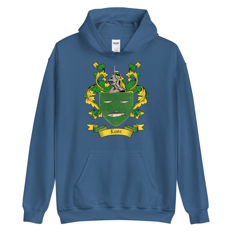Kane Coat of Arms Kane Family Crest Hoodie Sweatshirt - Etsy Australia