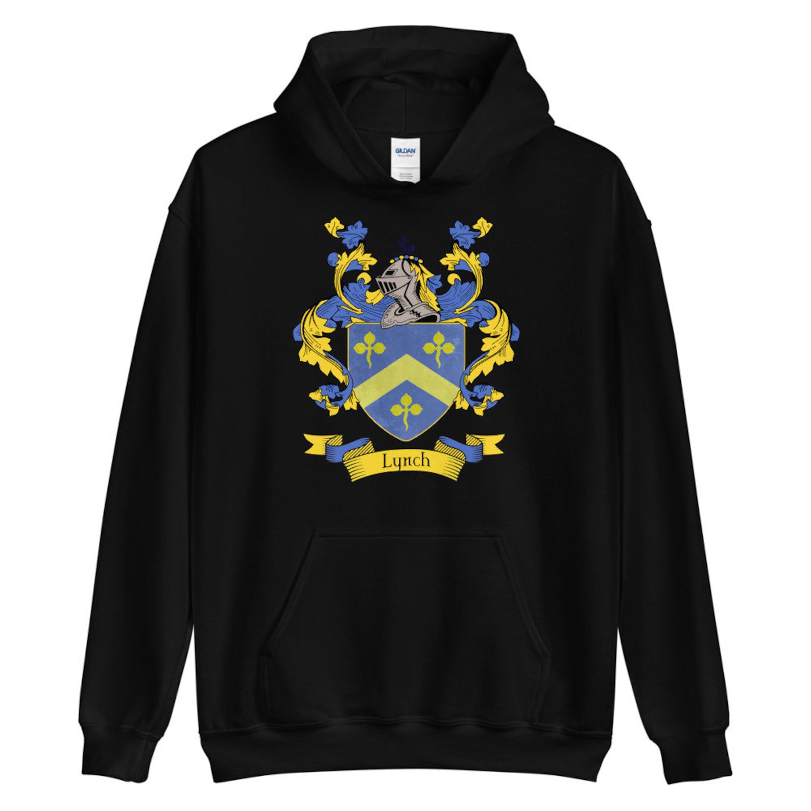 Lynch Coat of Arms Lynch Family Crest Hoodie Sweatshirt - Etsy