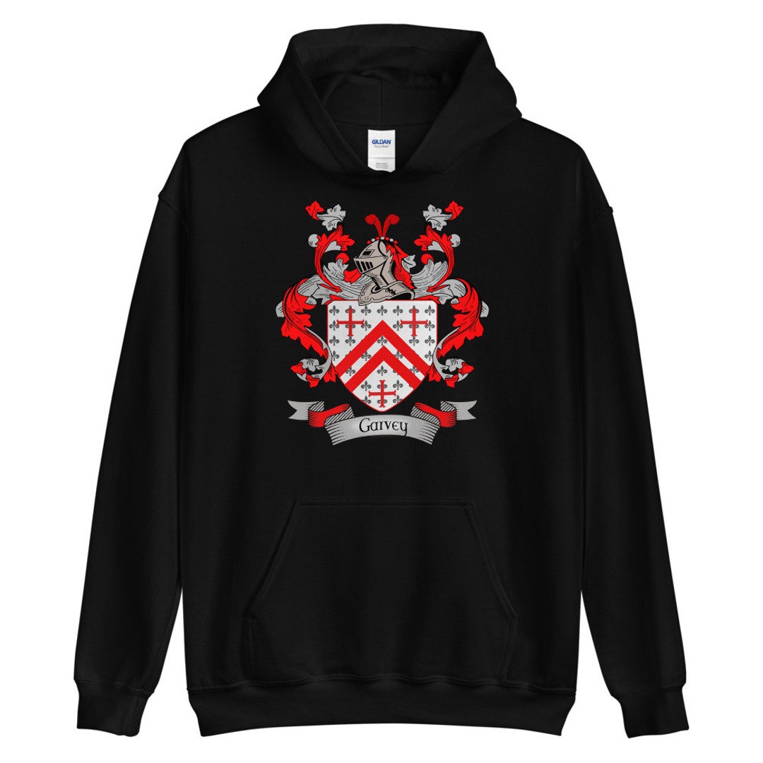 Garvey Coat of Arms - Garvey Family Crest Hoodie Sweatshirt - Etsy