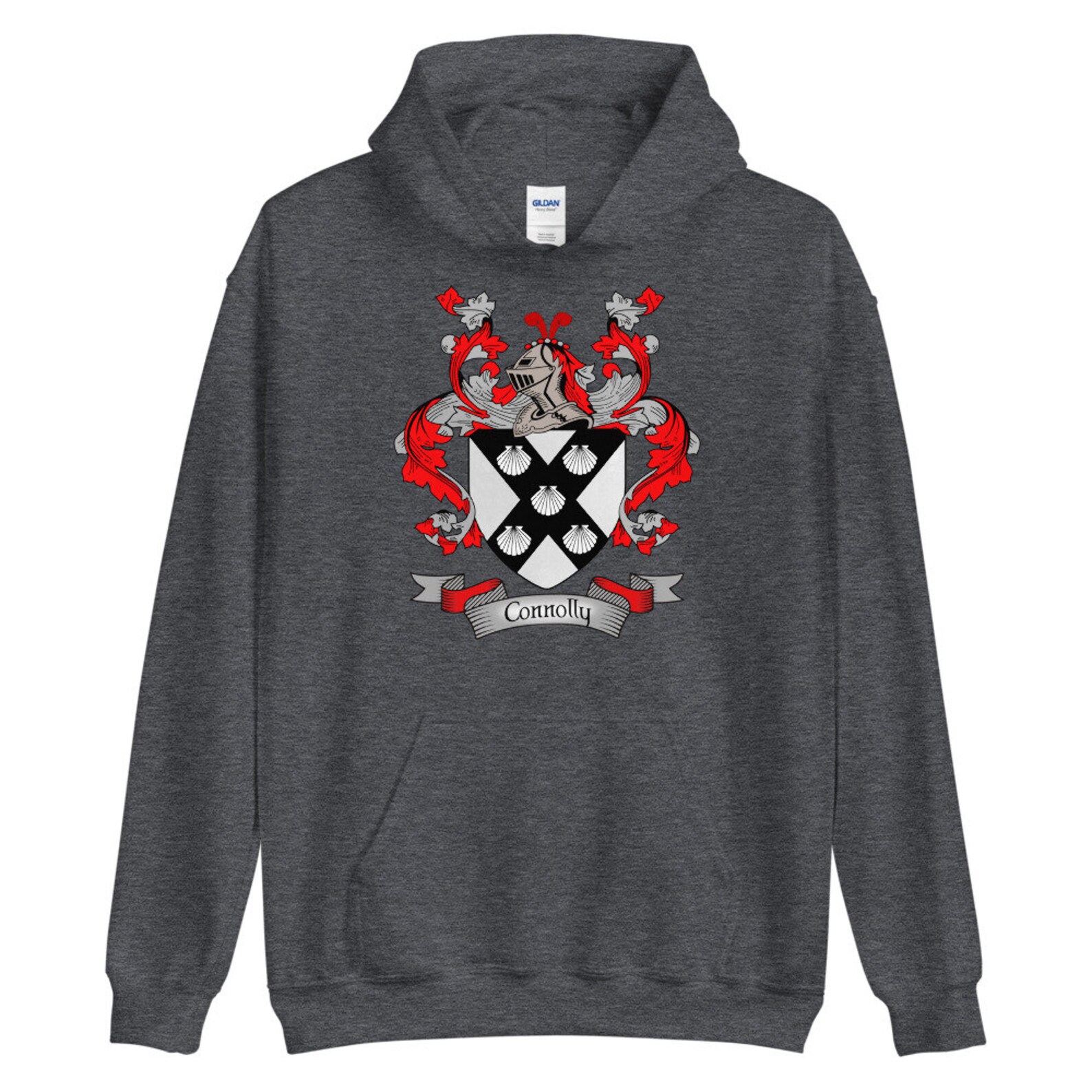 Connolly Coat of Arms Connolly Family Crest Hoodie Sweatshirt - Etsy