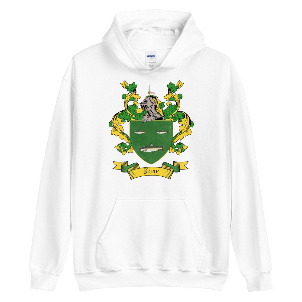 Kane Coat of Arms Kane Family Crest Hoodie Sweatshirt - Etsy