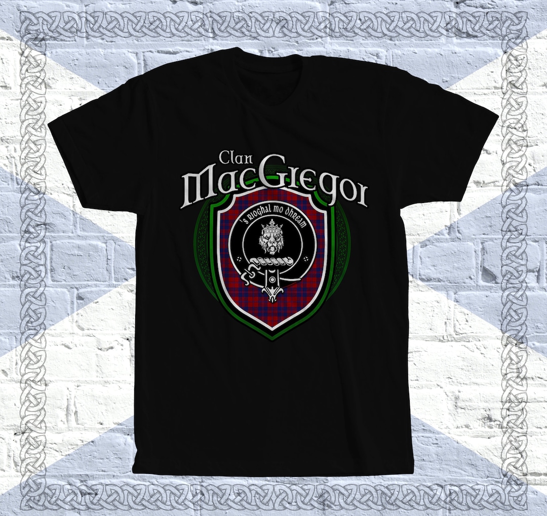 Clan Macgregor Crest T-shirt, Scottish Macgregor Gifts, Macgregor ...
