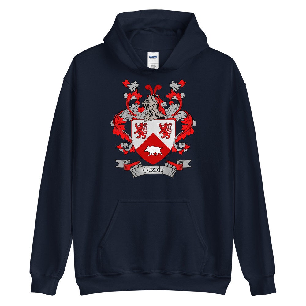 Cassidy Coat of Arms Cassidy Family Crest Hoodie Sweatshirt - Etsy