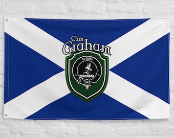 Clan Scott Scottish Family Crest, Scotland Flag | Scottish Gifts for ...