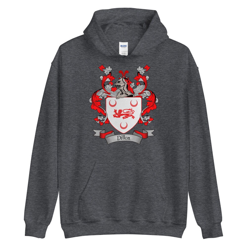 Dillon Coat of Arms Dillon Family Crest Hoodie Sweatshirt - Etsy
