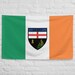 Derry County Coat of Arms Ireland Flag | Derry Crest Flag | Ireland ...