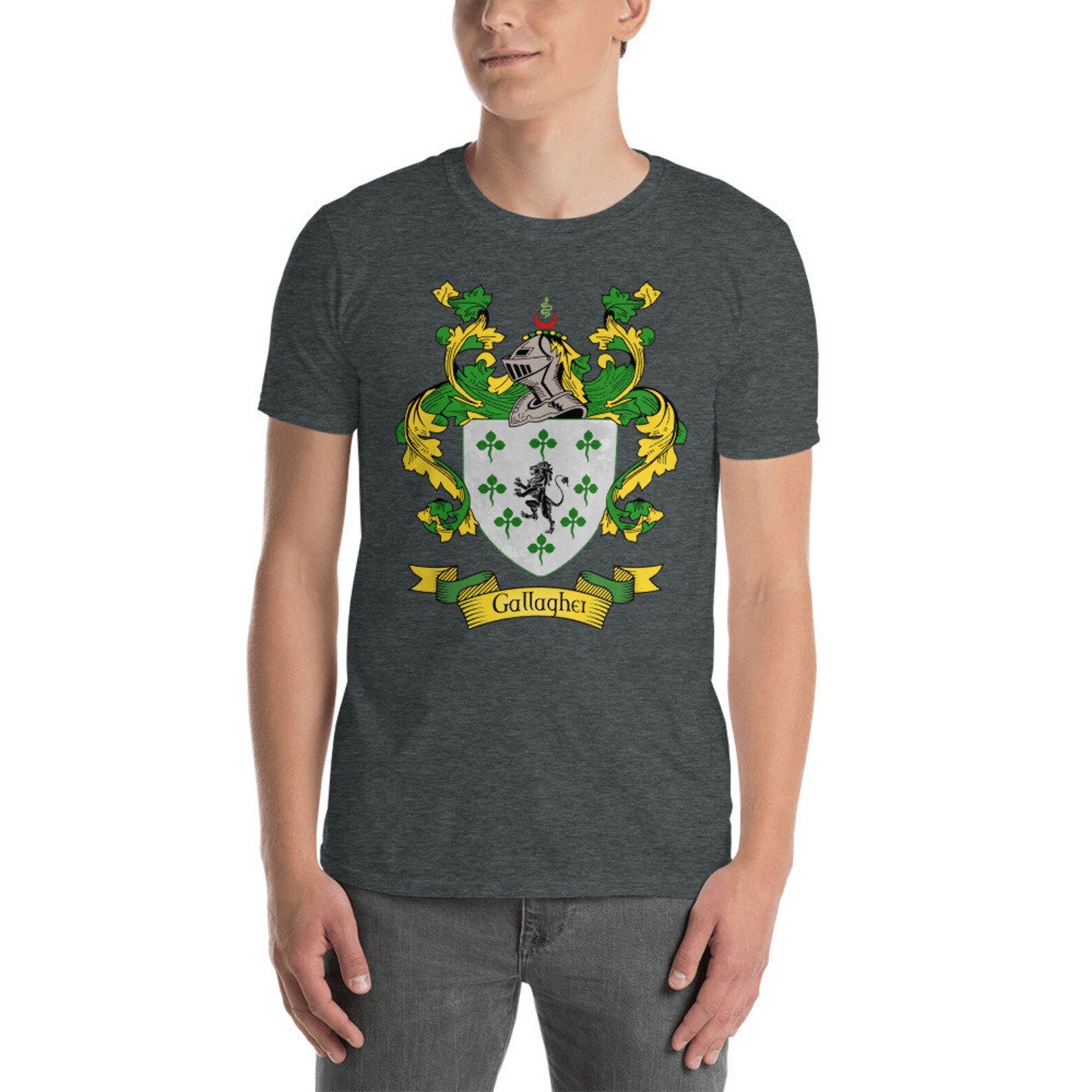 Gallagher Family Crest T-shirt – Irish Coat of Arms Gift - Etsy