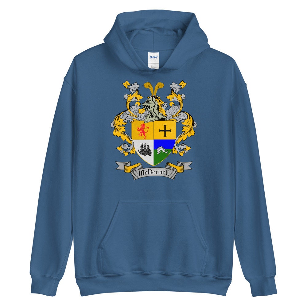 McDonnell Wappen - McDonnell Family Crest Hoodie Kapuzenpullover - Etsy.de