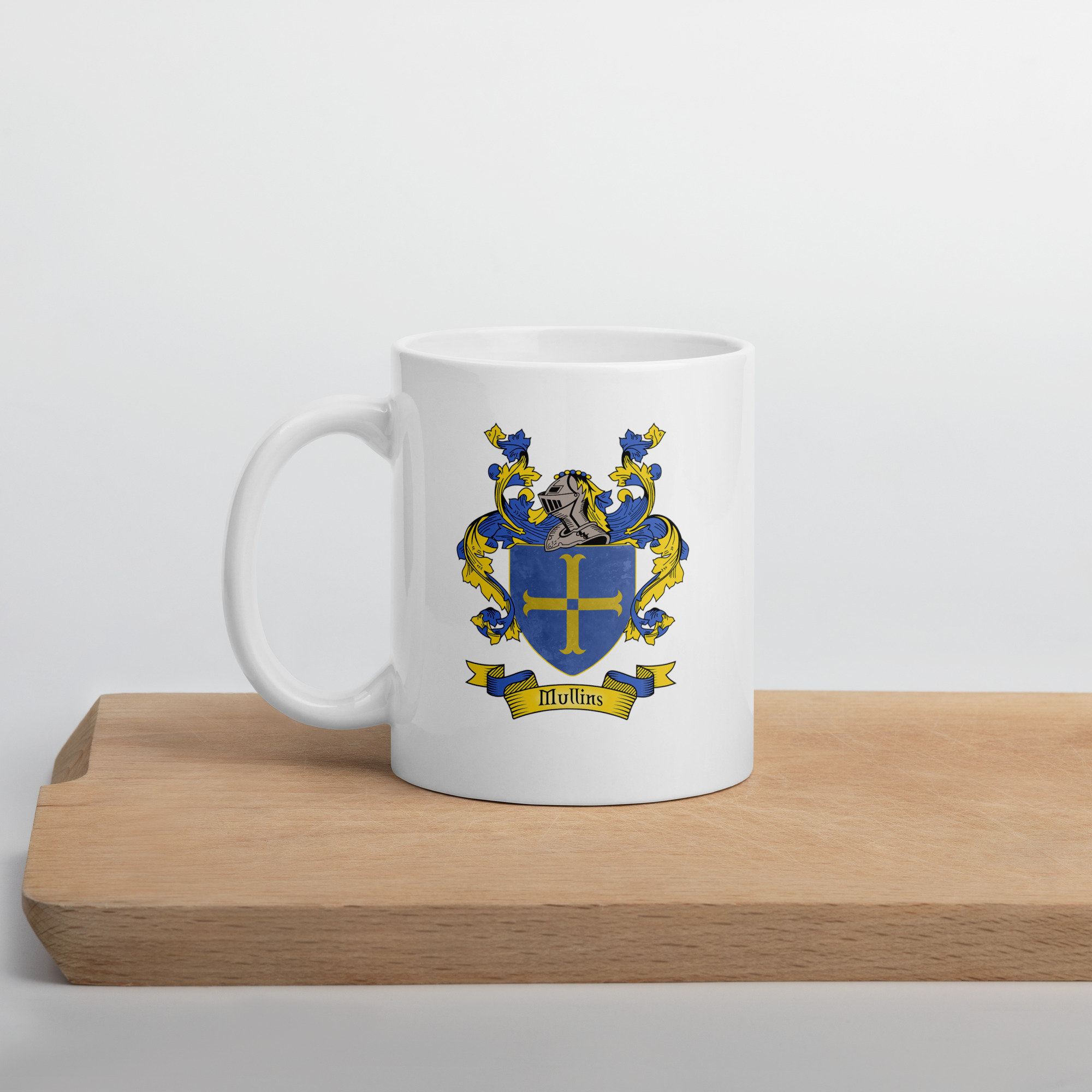 Mullins Coat of Arms Coffee Mug Mullins Family Crest Coffee - Etsy