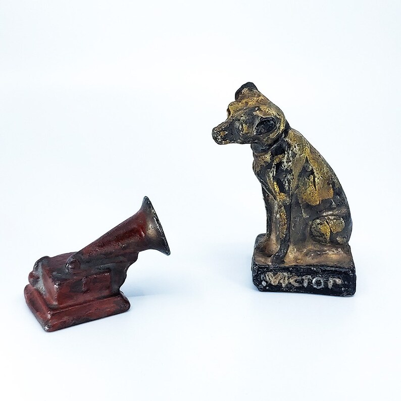 Victor Records Dog and Victorola Record Player Figurines RCA - Etsy 日本