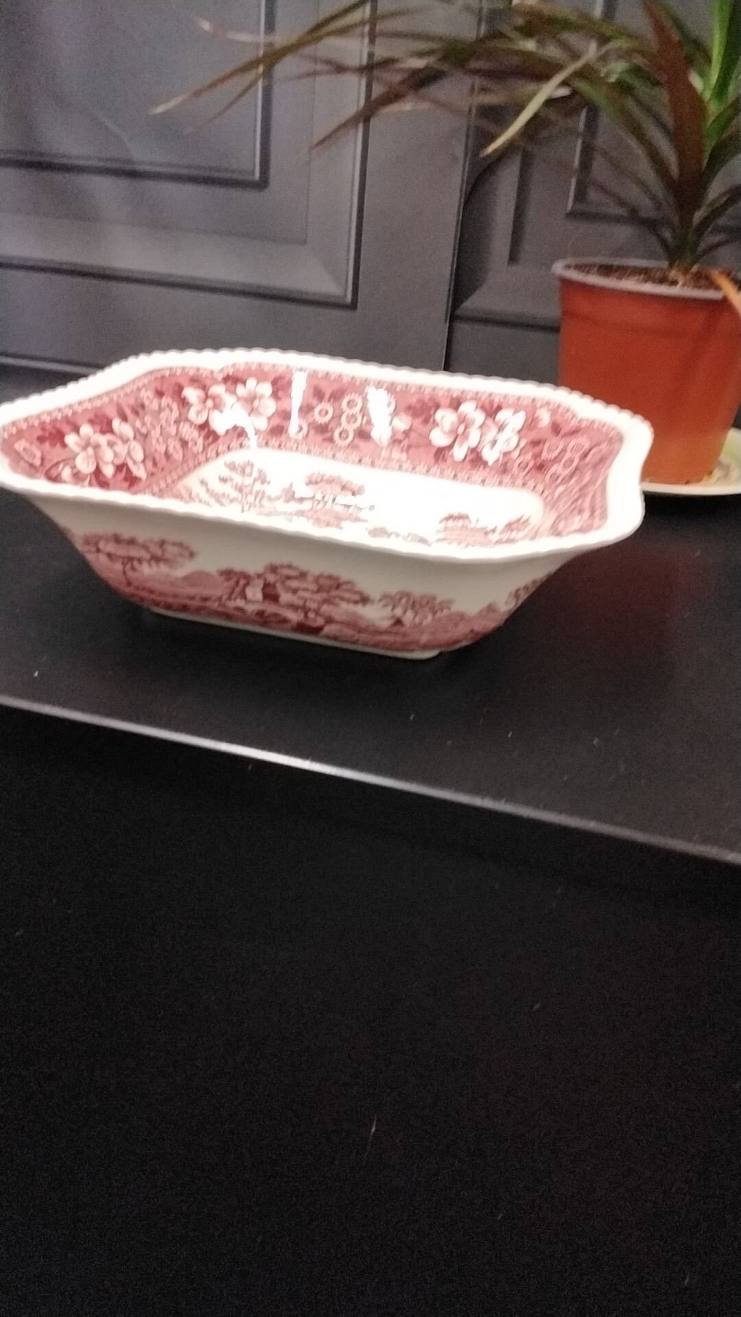Copeland Spode Tower Pink Square Vegetable Dish 19th Century - Etsy