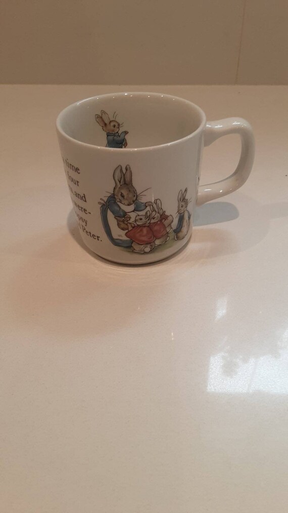 Wedgwood Peter Rabbit by Beatrice Potter Children's Mug. | Etsy